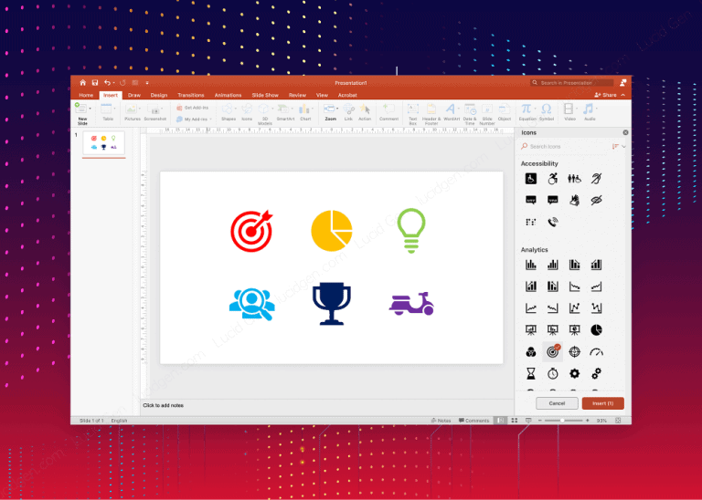 Cách chèn sticker vào PowerPoint đơn giản, đẹp mắt